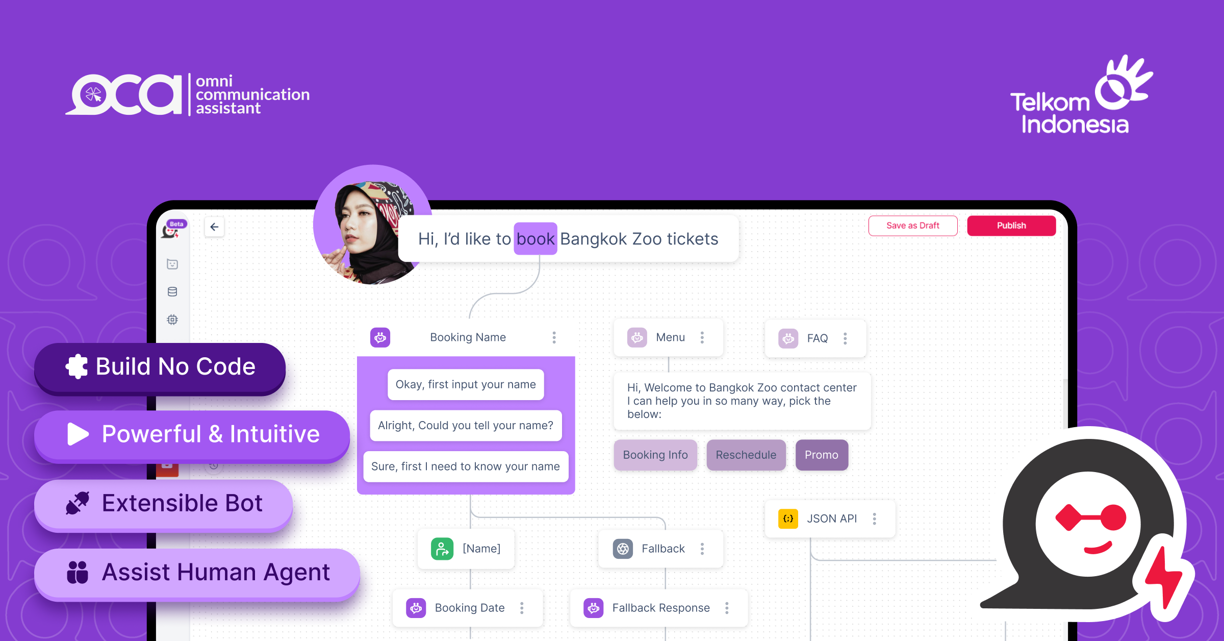 OCA AI: Platform Buat Chatbot Tanpa Coding – OCA: Blast Pesan dan CRM