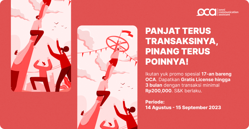 Promo 17 Agustus 2023 OCA: Dapatkan Gratis License 3 Bulan! – OCA ...