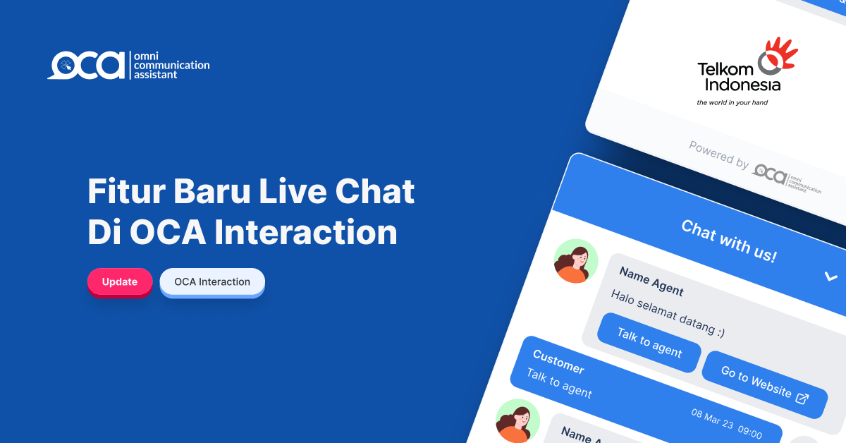 Fitur Baru Live Chat di OCA Interaction – OCA: Blast Pesan dan CRM