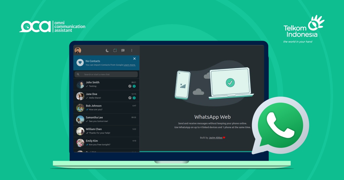 WhatsApp Web.com: Cara Akses dan Pakai untuk Bisnis – OCA: Blast Pesan dan CRM