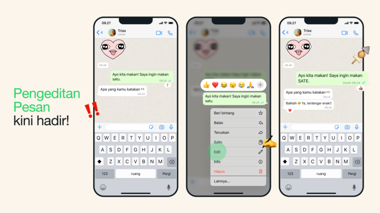 4 Cara Edit Chat di WA untuk Android, iPhone, dan Desktop – OCA: Blast Pesan dan CRM
